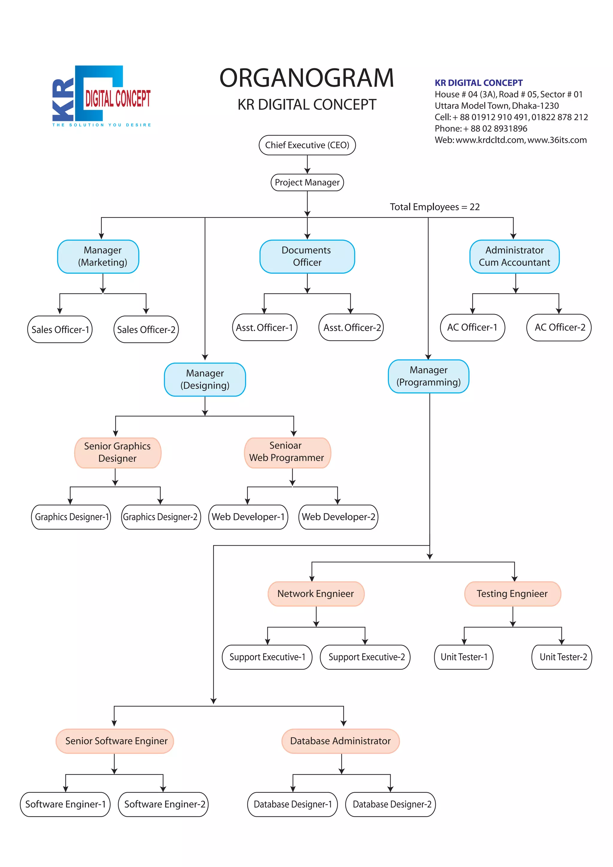 Organogram KR Digital Concept | PDF