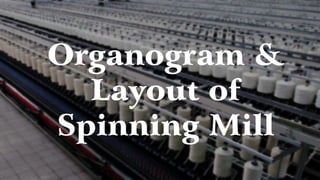 Organogram & Layout of Spinning Mill | PDF
