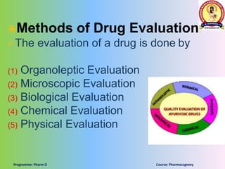 organolepticEvaluation of drugs-PPT.pptx