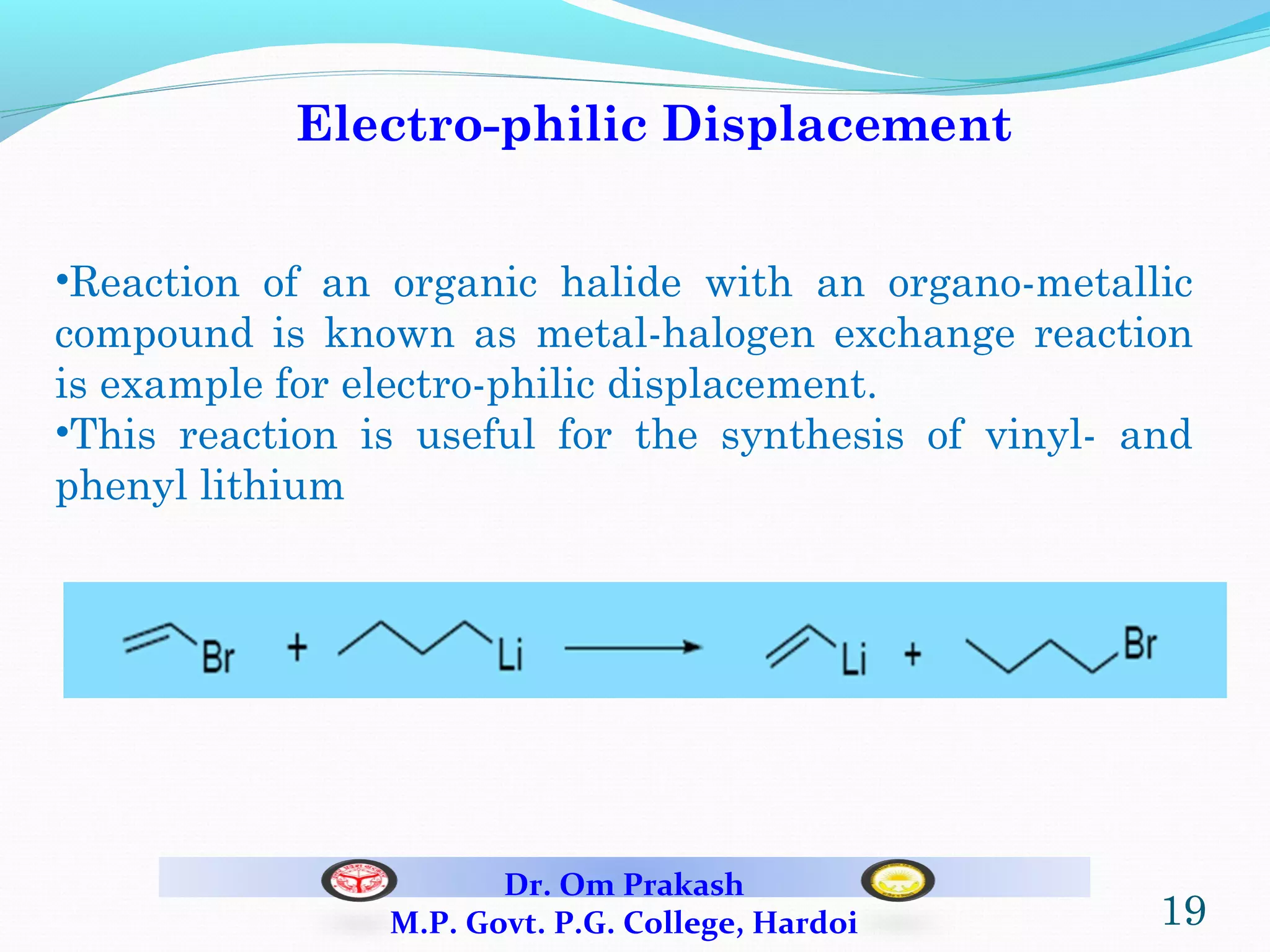 Organolithium Compounds and Reactions | PPS