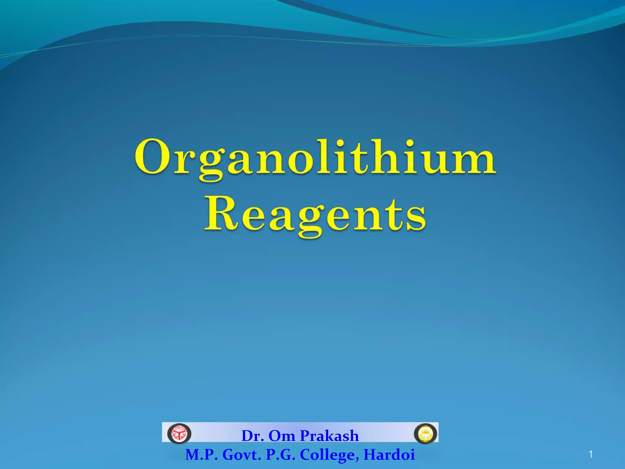 Organolithium Compounds and Reactions | PPT