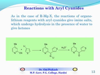 Organolithium Compounds and Reactions | PPS