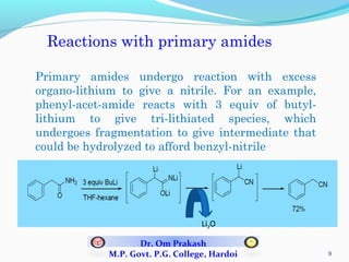 Organolithium Compounds and Reactions | PPS