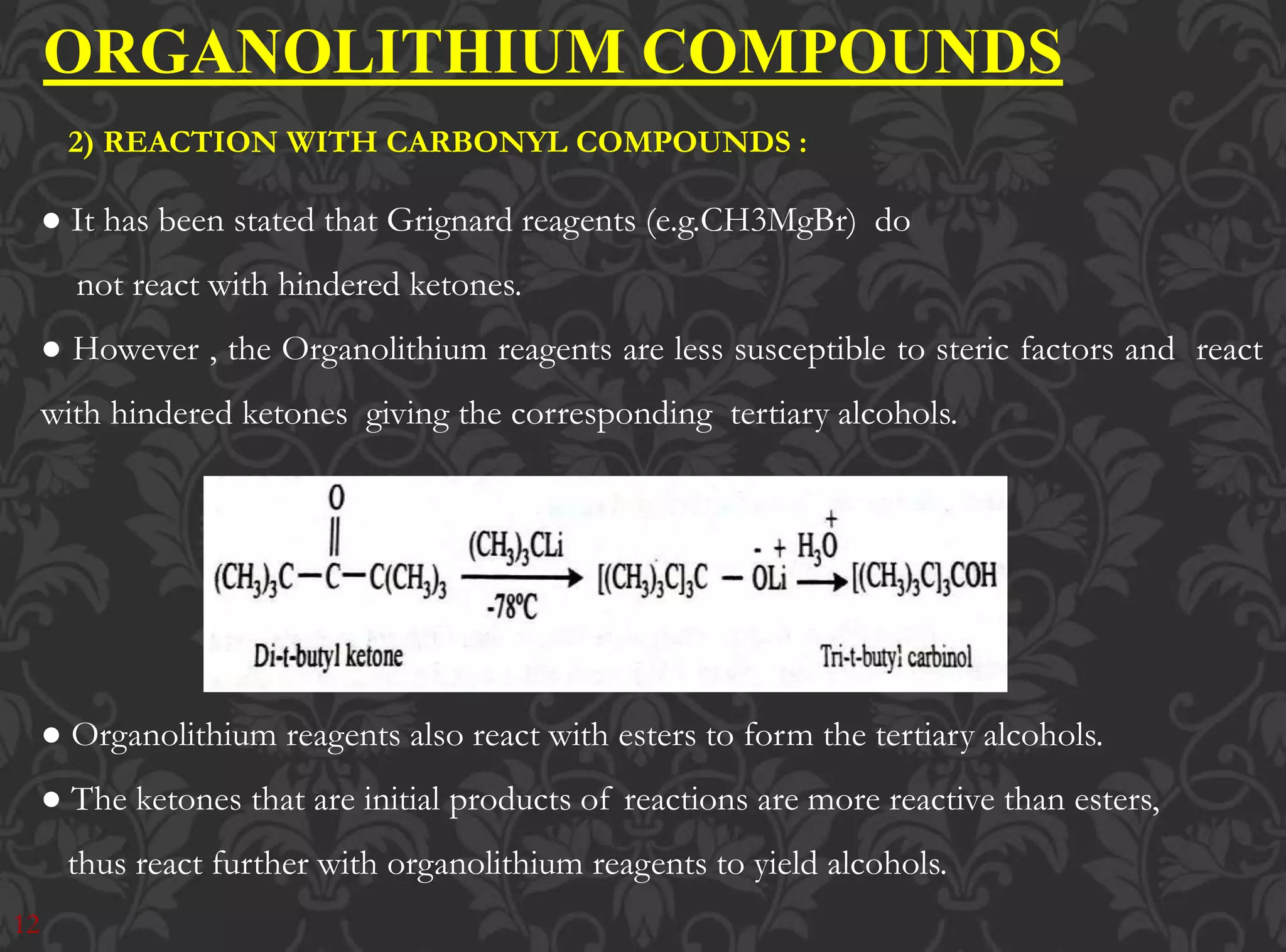 Organolithium compounds and their preparation.pptx