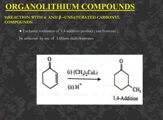 Organolithium compounds and their preparation.pptx