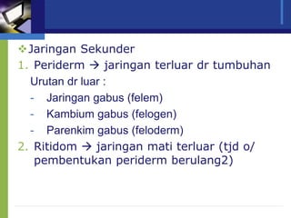 Organologi tumbuhan | PPTX