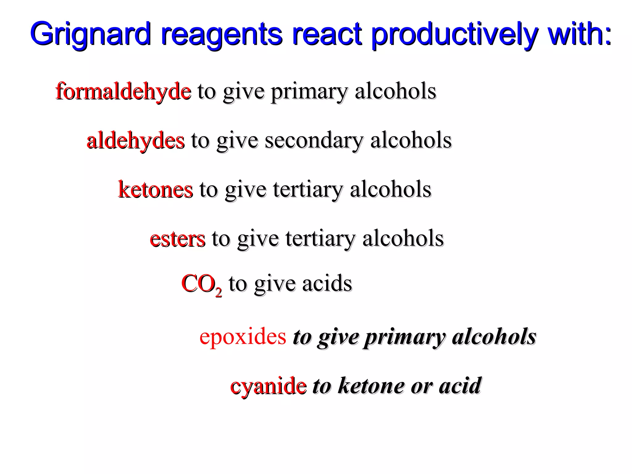 Organomagnesium and lithium | PPT