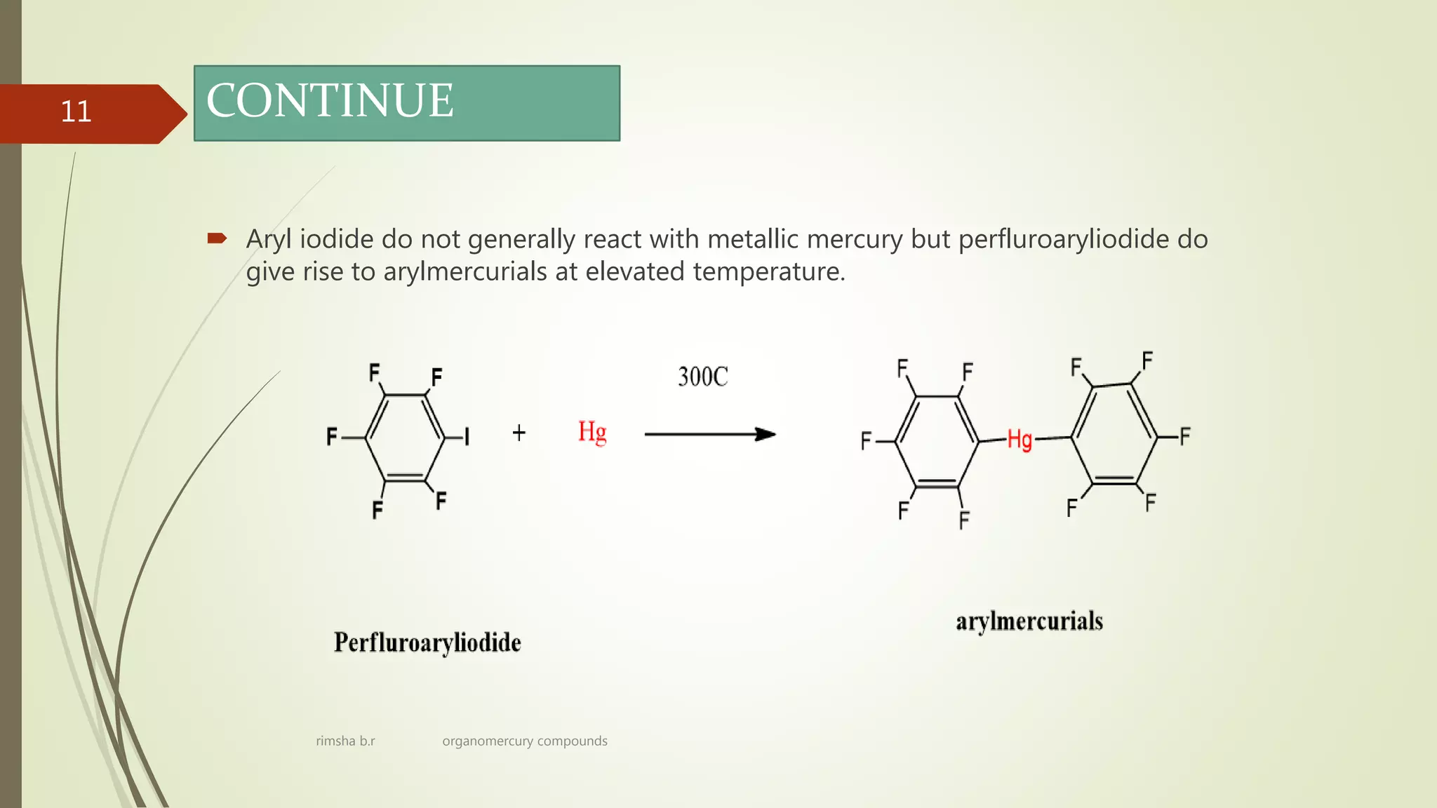 Organo mercuary compounds | PPTX