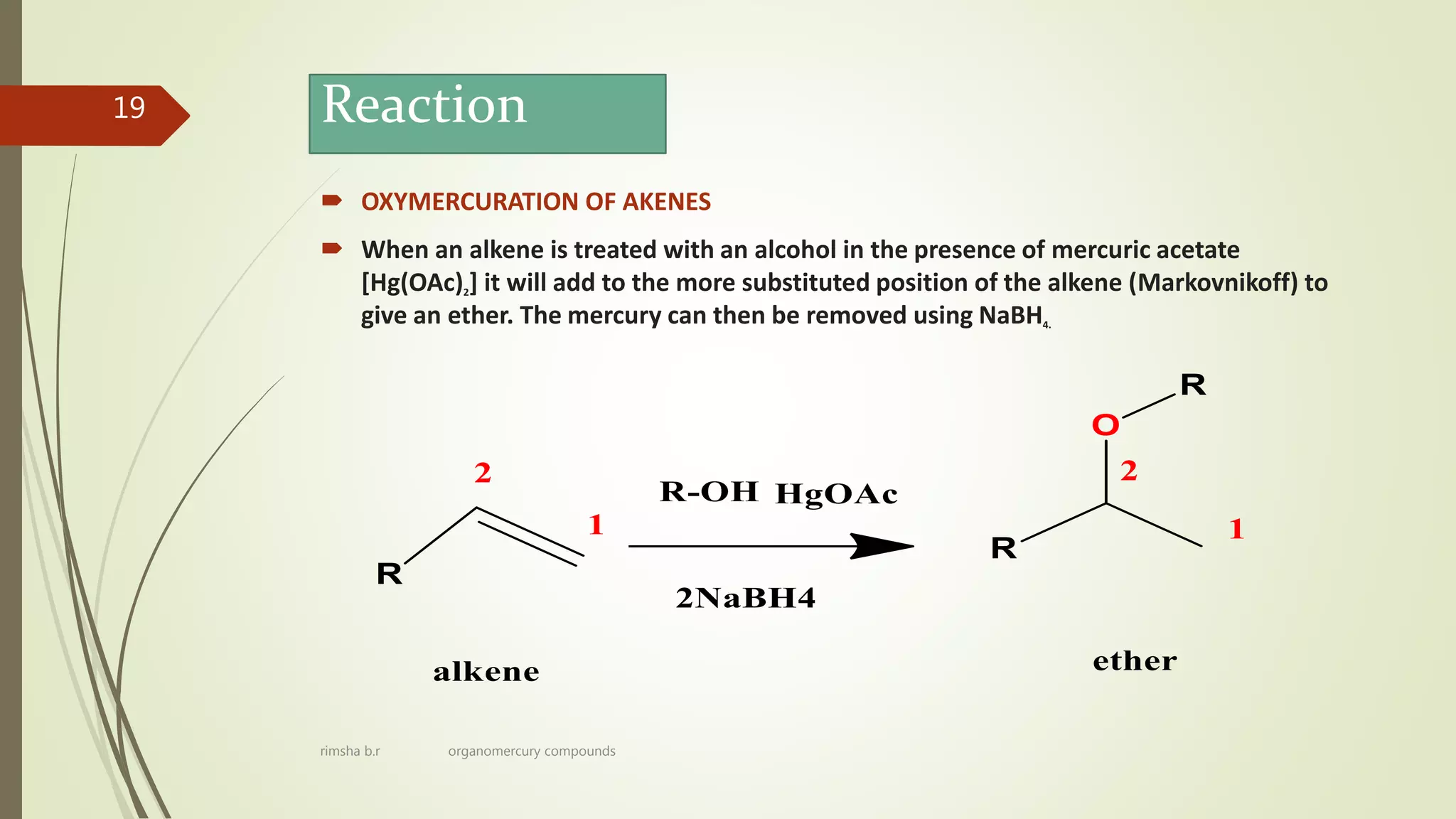Organo mercuary compounds | PPTX
