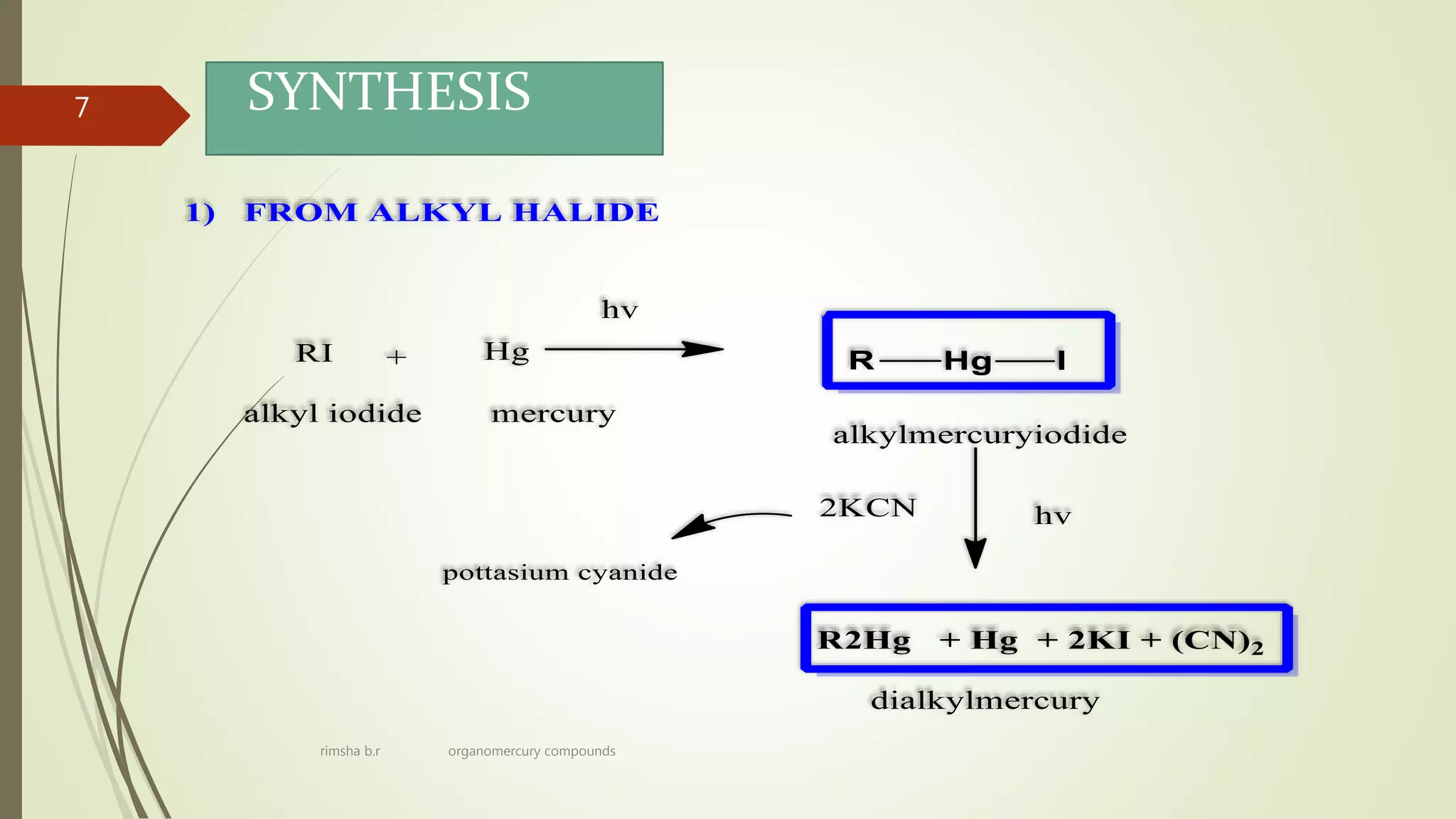 Organo mercuary compounds | PPTX