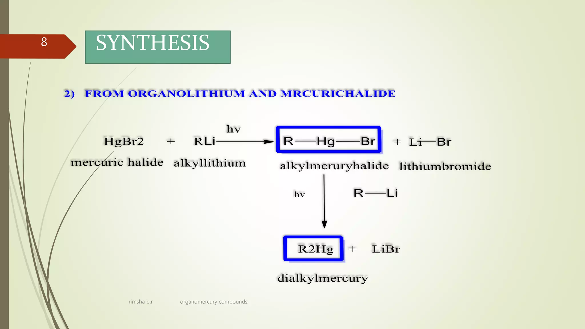 Organo mercuary compounds | PPTX