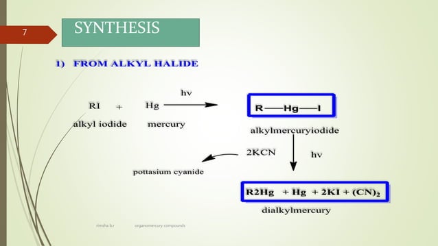 Organo mercuary compounds | PPTX | Chemistry | Science