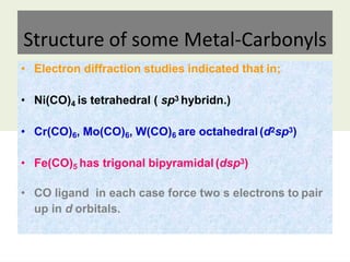Organometallic chemistry | PPTX