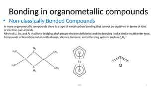 Organometallic chemistry introduction CHC109 | PPTX