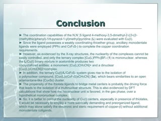 Mononuclear and Polynuclear Copper(I) Complexes with a New N,N',S-Donor ...