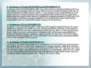 Mononuclear and Polynuclear Copper(I) Complexes with a New N,N',S-Donor ...