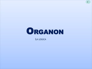 Aristotele - Organon | PPTX