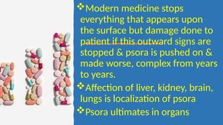 MANIFESTATIONS OF PSORA IN CHRONIC DISEASES.pptx