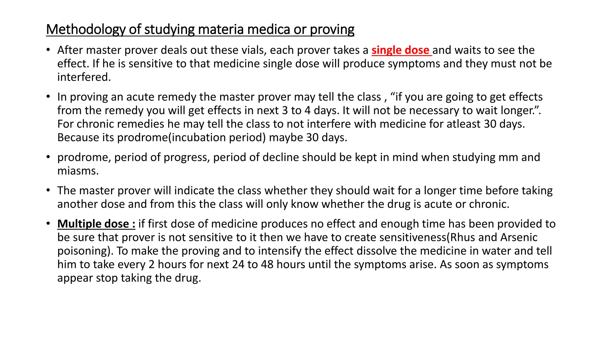 The study of provings(Kent) | PPTX