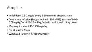 Organophosphate poisoning | PPTX