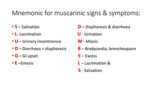 Organophosphate poisoning | PPTX
