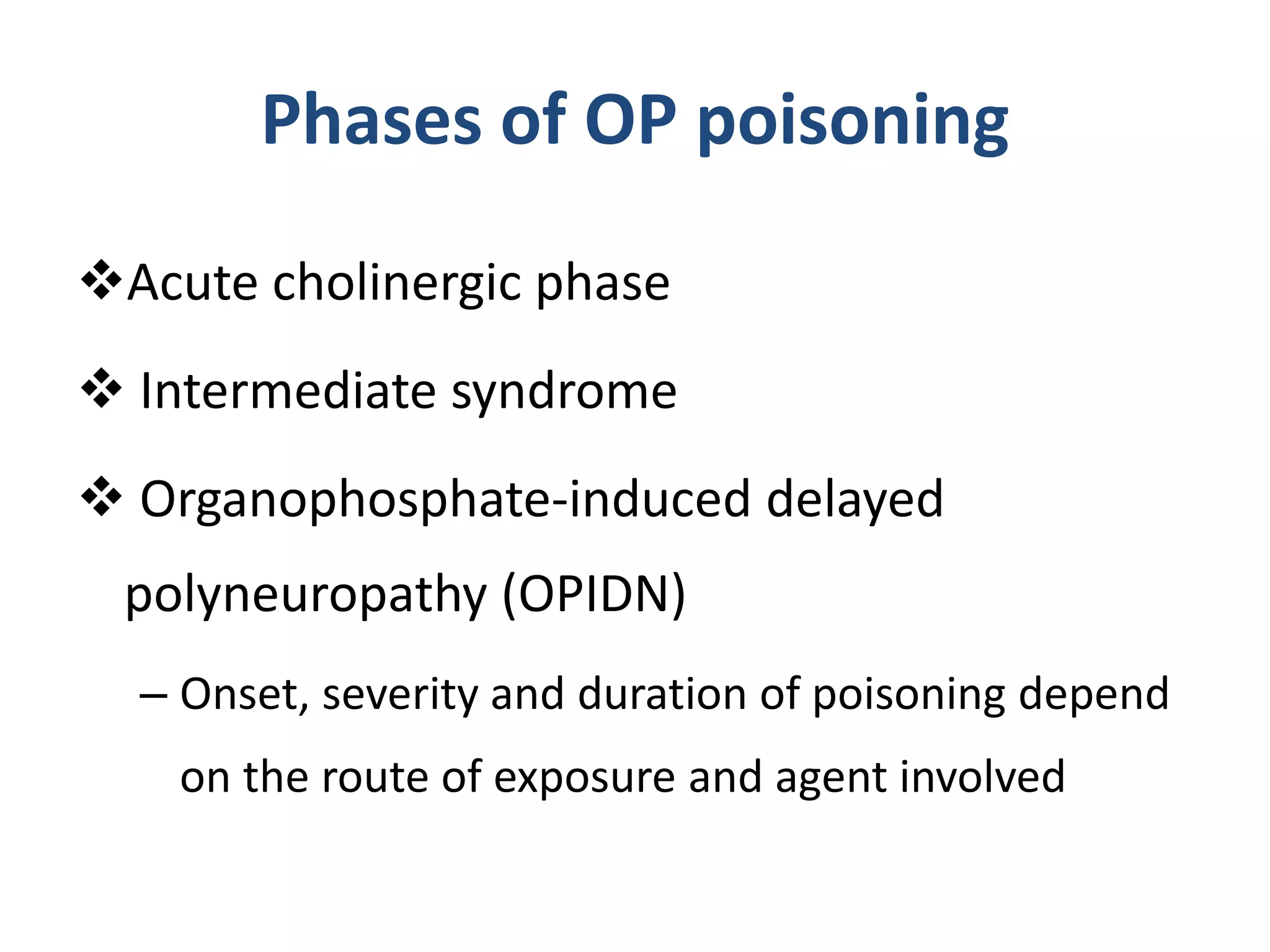 Organophosphate poisoning management with medicolegal aspects | PPTX