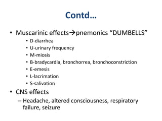 Organophosphate poisoning management with medicolegal aspects | PPT