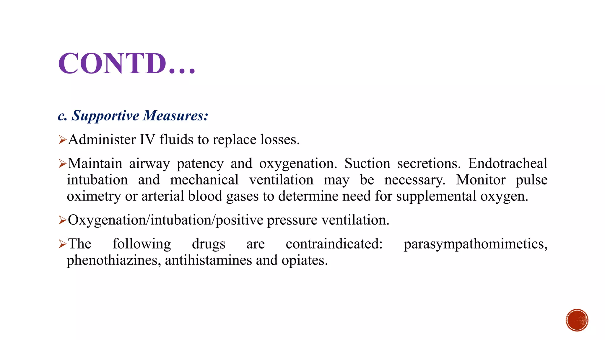 Organophosphate poisoning and its management (Clinical Toxicology) | PPTX