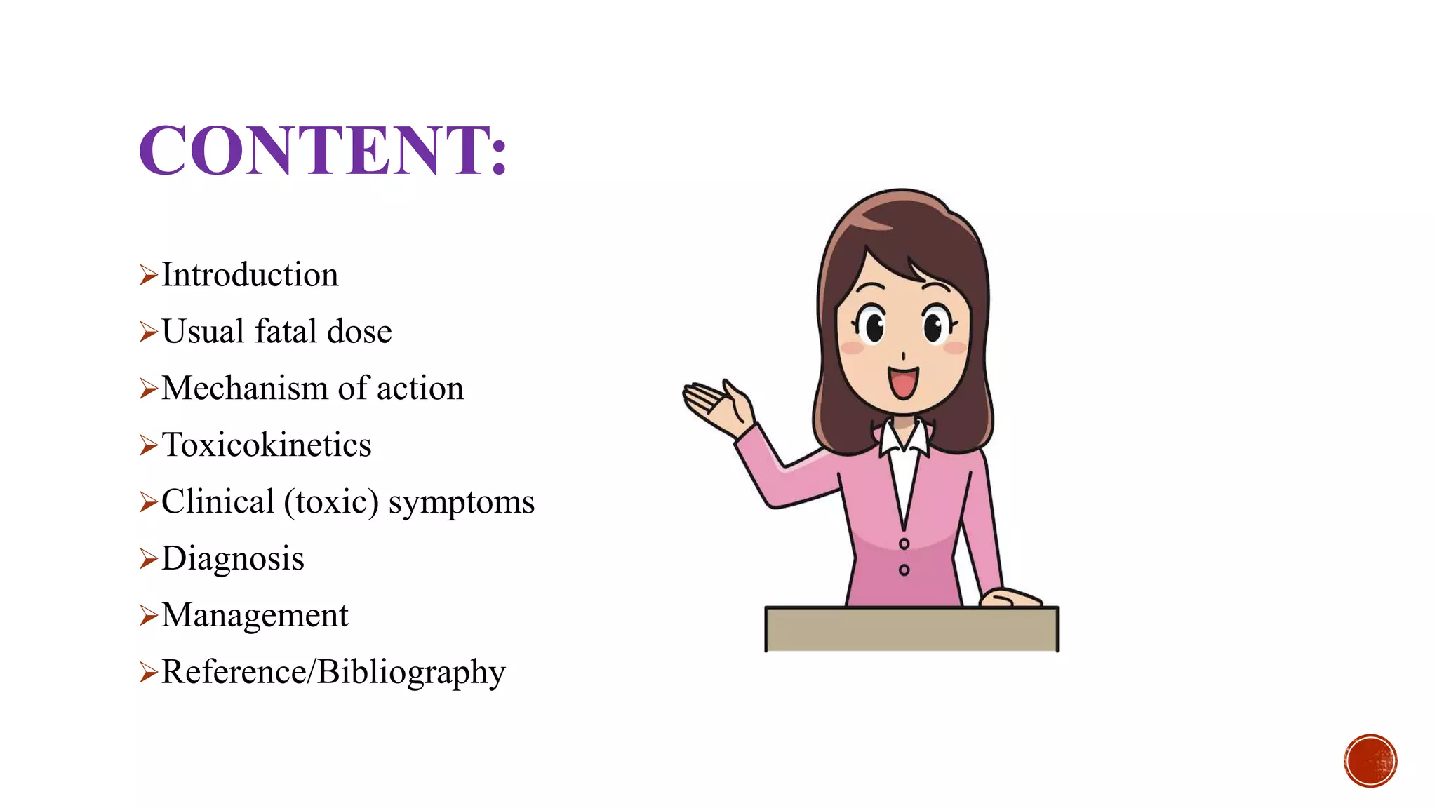Organophosphate poisoning and its management (Clinical Toxicology) | PPTX