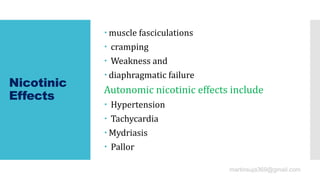Organophosphate poisoning - a brief toxicological study | PPTX