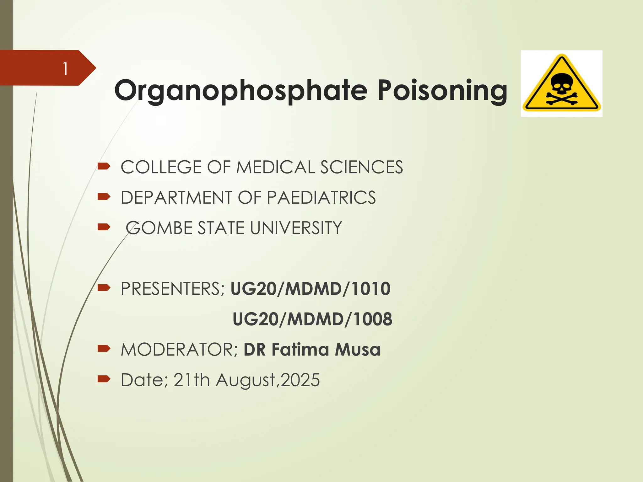 Organophosphate Poisoning presentation.pptx