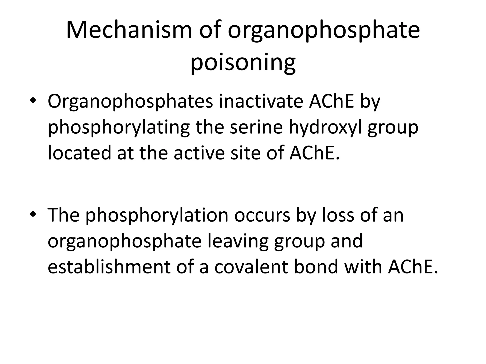 Organo phosphate poisoning | PPTX