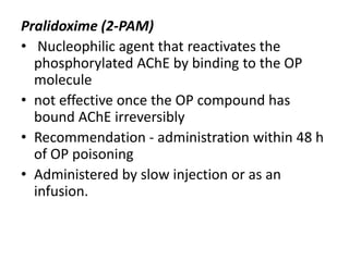 Organo phosphate poisoning | PPTX