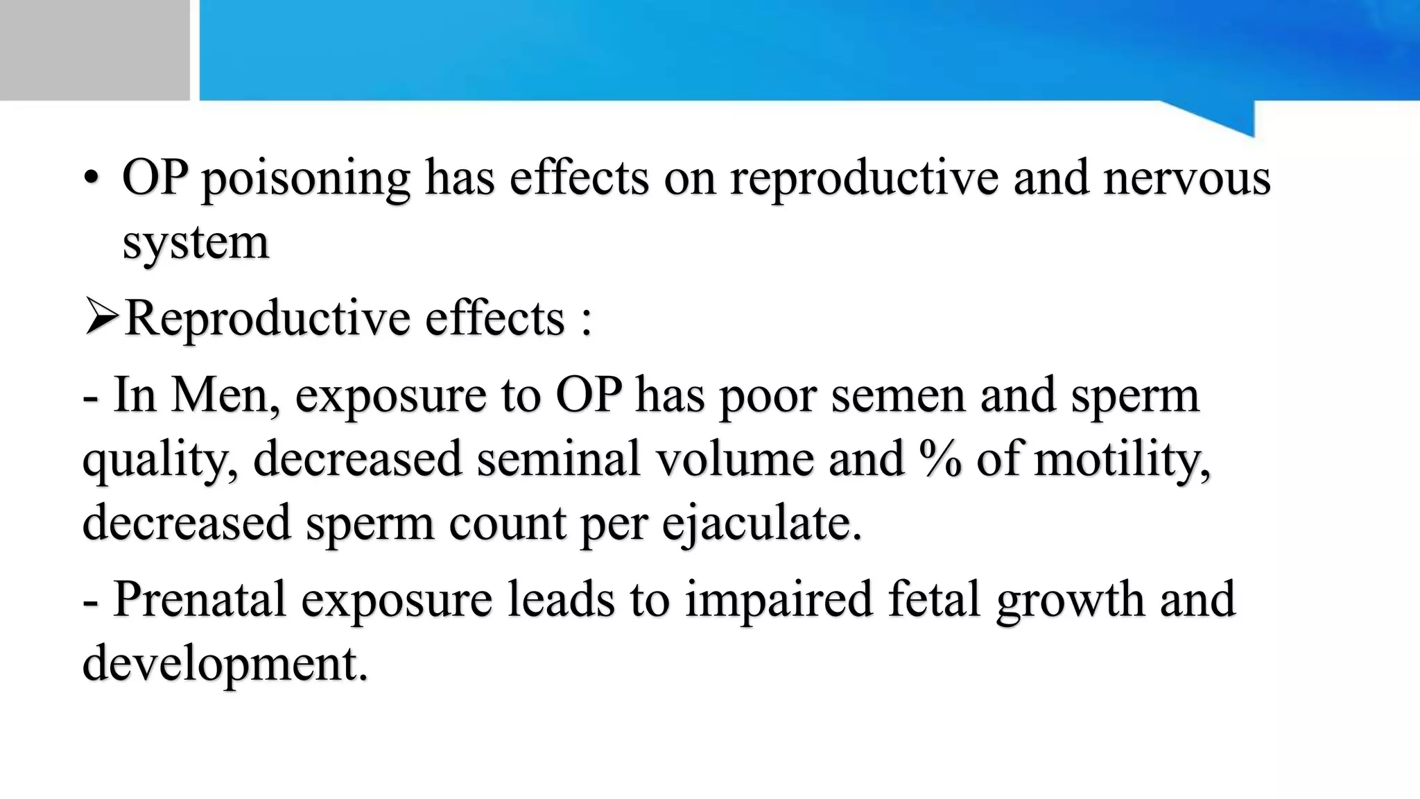 Organophosphate poisoning by dr. joshua cherukuri | PPTX