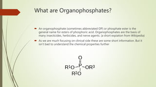 Organophosphate poisoning national guideline | PPTX