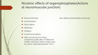 Organophosphate poisoning national guideline | PPTX