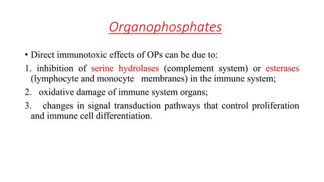 Organophosphates | PPTX | Gardening | Home & Garden