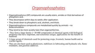 Organophosphates | PPTX