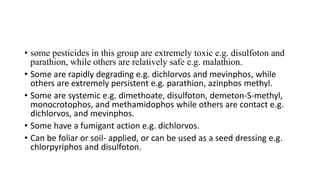 Organophosphates | PPTX