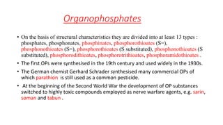 Organophosphates | PPTX