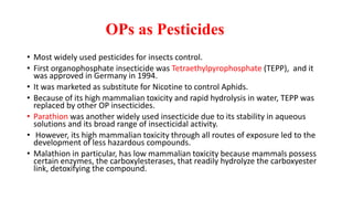 Organophosphates | PPTX