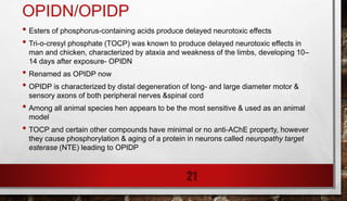 Organophosphorous insecticides | PPTX