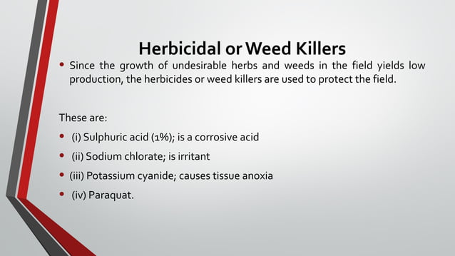 Agricultural Poisons | PPT | Gardening | Home & Garden