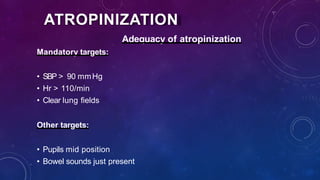 Organophosphate poisoning | PPTX