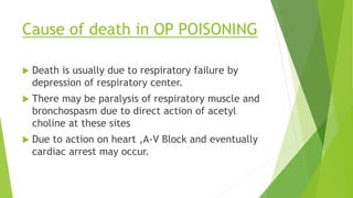 Organophosphorus compounds poisoning in FM | PPTX