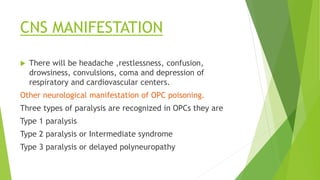 Organophosphorus compounds poisoning in FM | PPTX