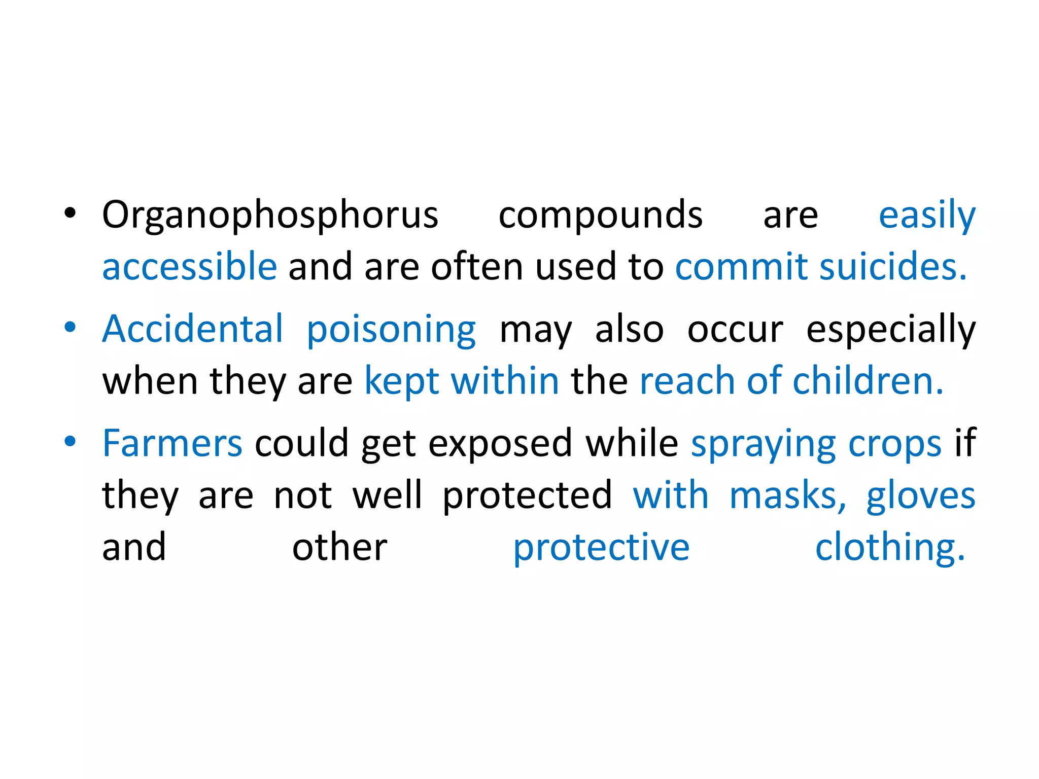 Organophosphorus poisoning | PPTX
