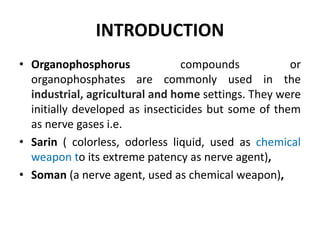 Organophosphorus poisoning | PPT