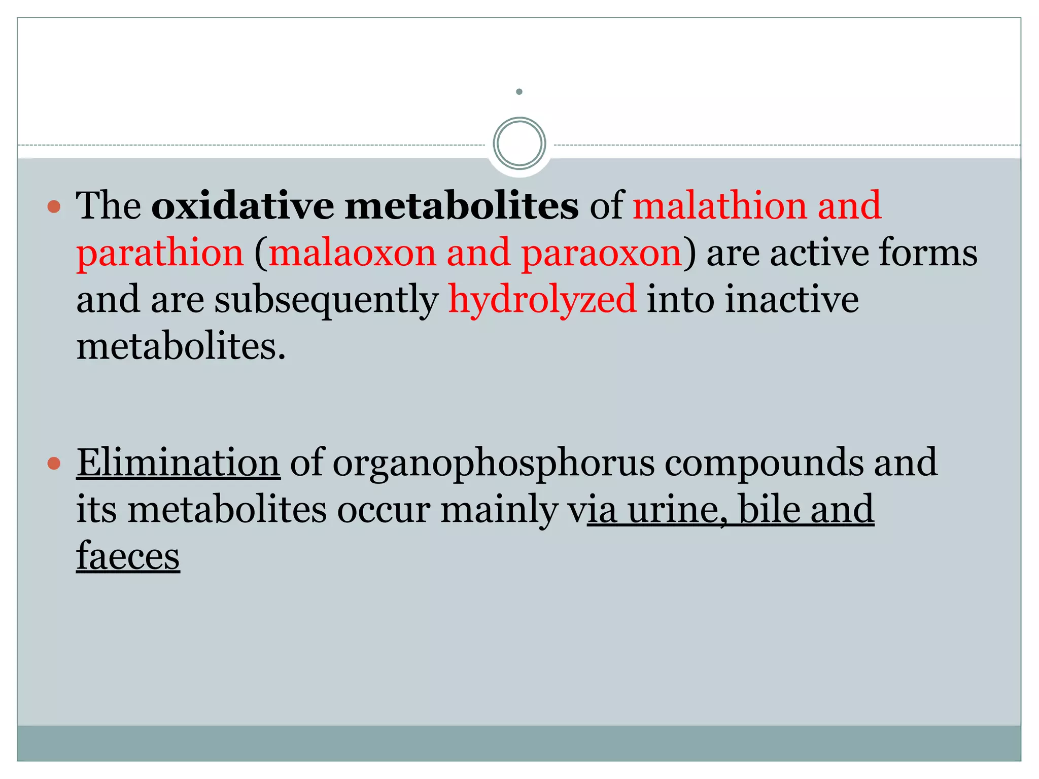 organo phosphorus poisoning | PPTX