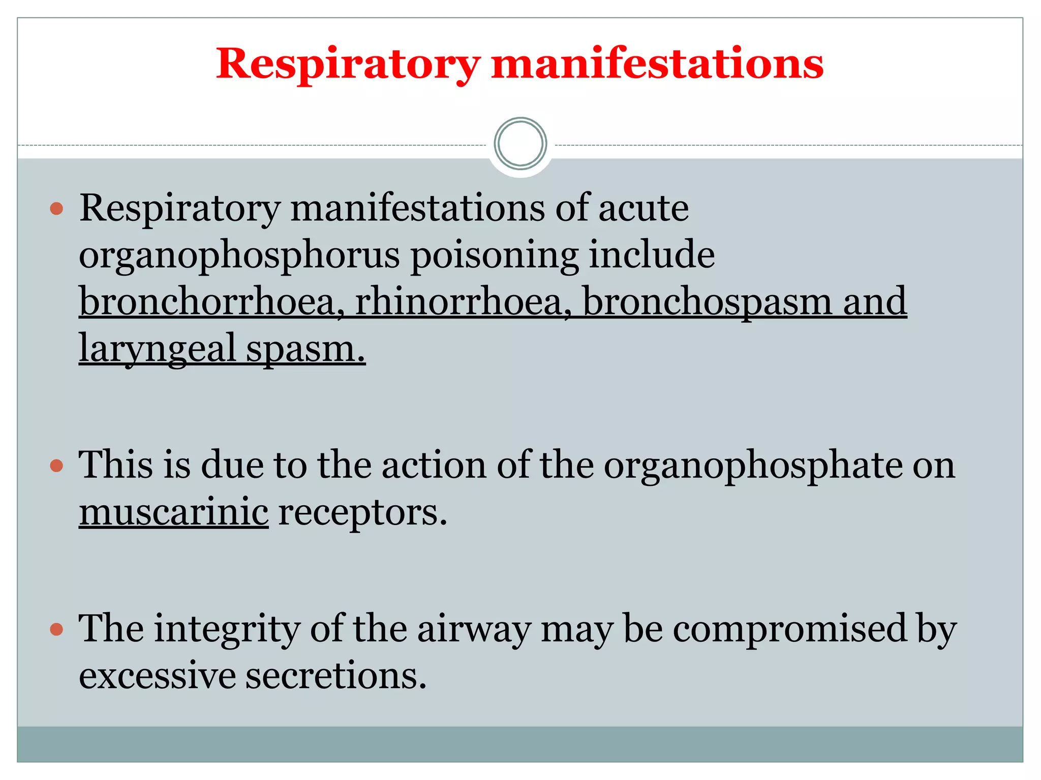 organo phosphorus poisoning | PPTX